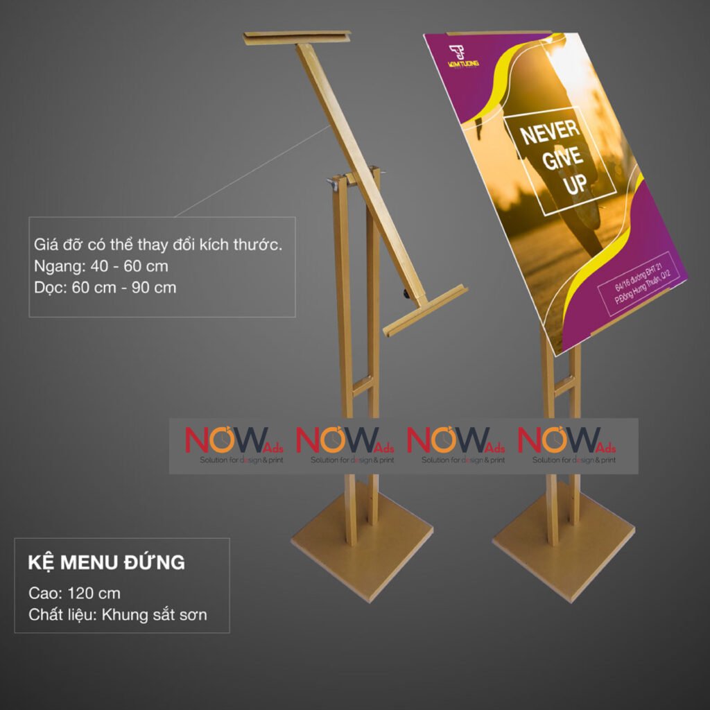 Khung poster standee cao cấp NOW8483 - Now Ads